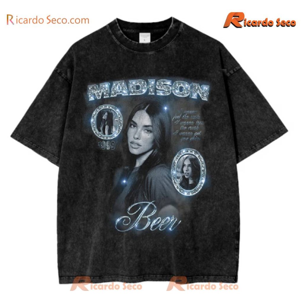 Madison Beer The Spinnin Tour 2024 Acid Washed T-shirt - Ricardo Seco Shop