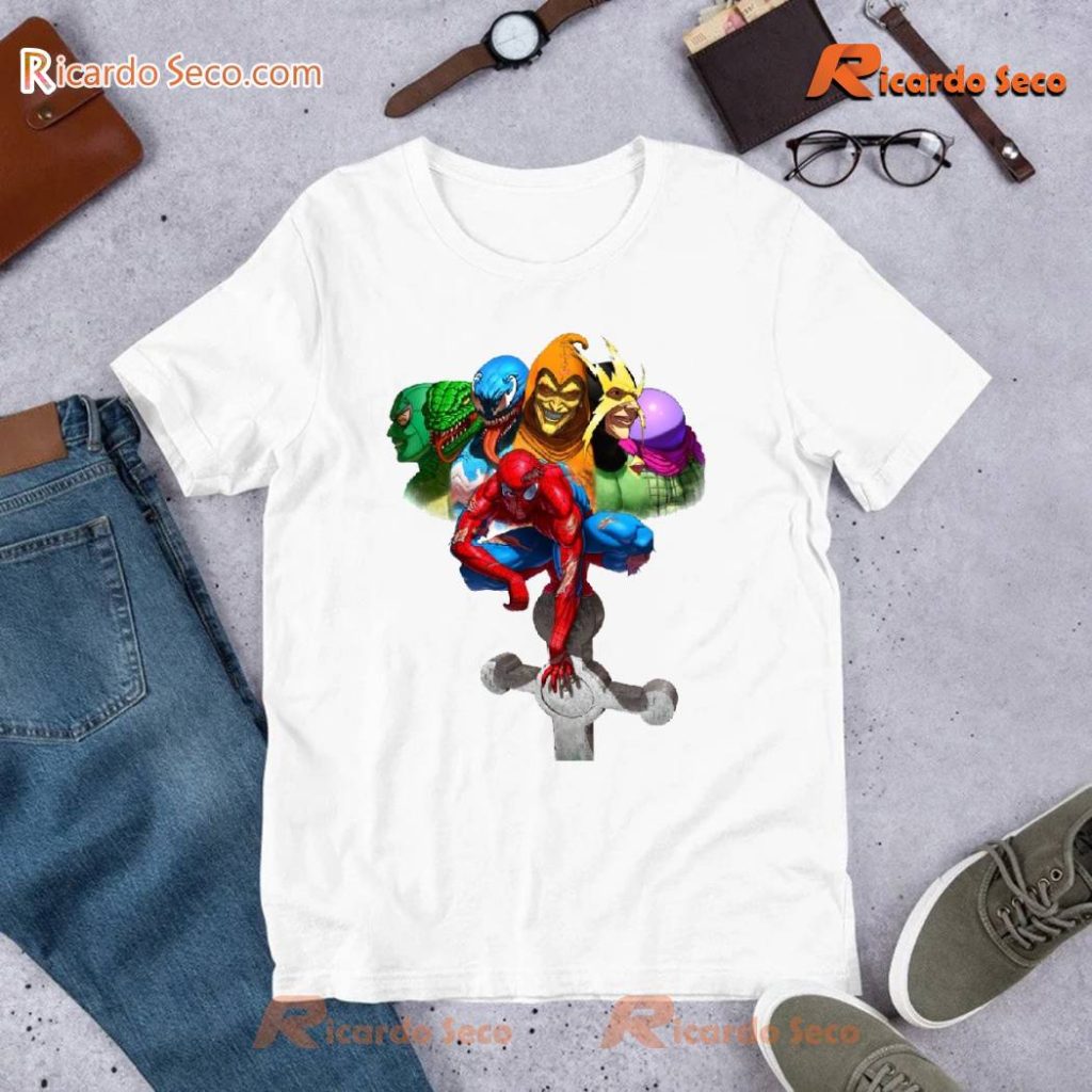 [Free Shipping + 20% Off] Spider-man Vs The Sinister 6 Commission Graphic Unisex T-shirt ...