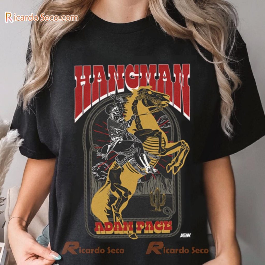 AEW Hangman Adam Page Judge Jury Executioner Graphic Unisex T-shirt ...