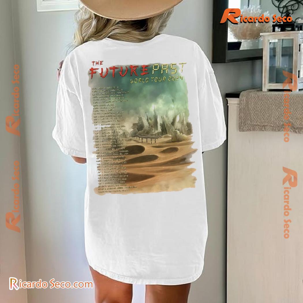 [Free Shipping + 20% Off] Iron Maiden The Future Past World Tour 2024 Stranger Desert Gift For ...