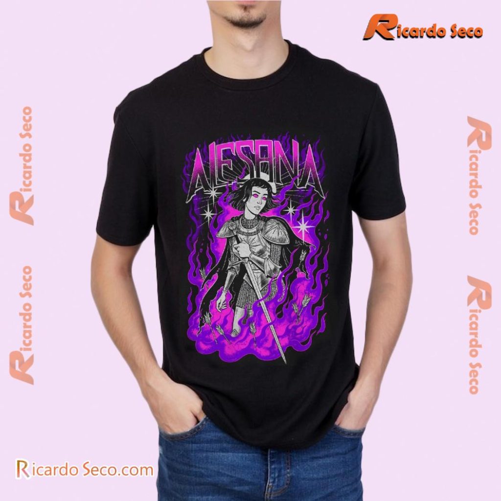 [Free Shipping + 20% Off] Alesana Joan Of Arc Gift For Music Fan Graphic Unisex Shirt, Classic ...