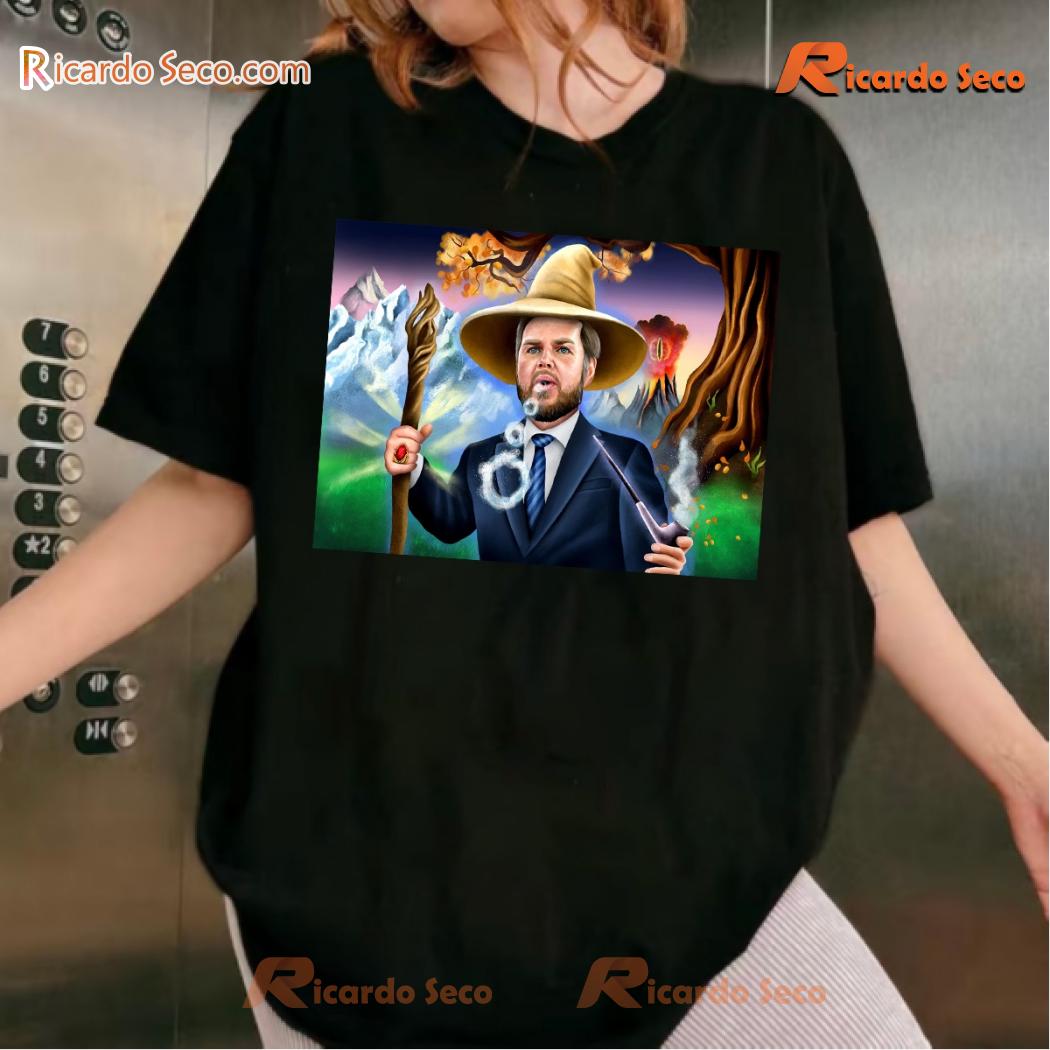 [Free Shipping + 20% Off] How Lord Of The Rings Shaped Jd Vance’s Politics Graphic Classic Men ...
