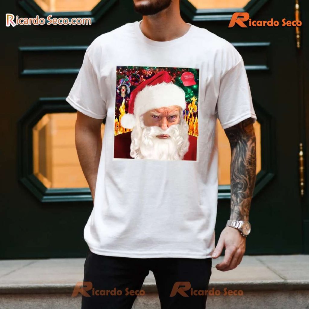 Trump Santa Maga Christmas Graphic Unisex Sweatshirt - Ricardo Seco Shop