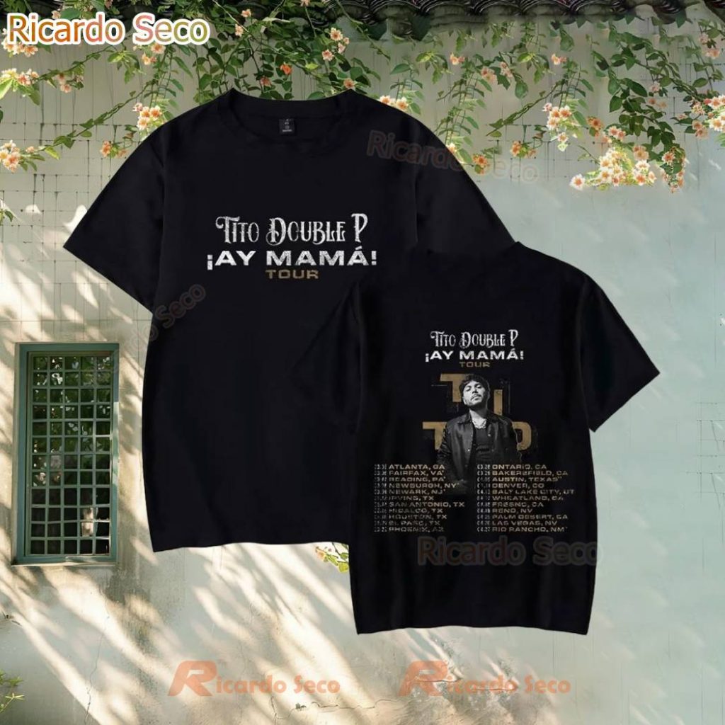 [Free Shipping + 20% Off] Tito Double P 2025 !ay Mamà! Tour T-shirt - Ricardo Seco Shop