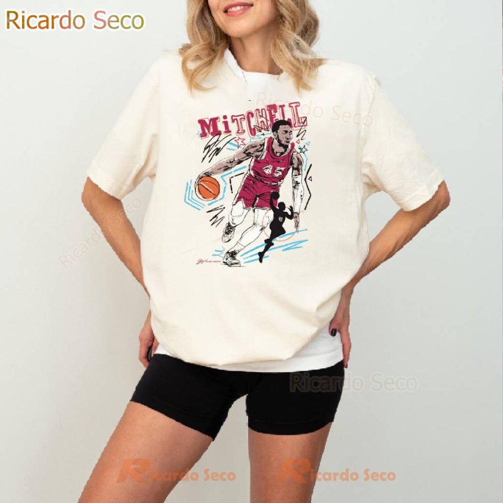 Donovan Mitchell Sketch T-shirt - Ricardo Seco Shop