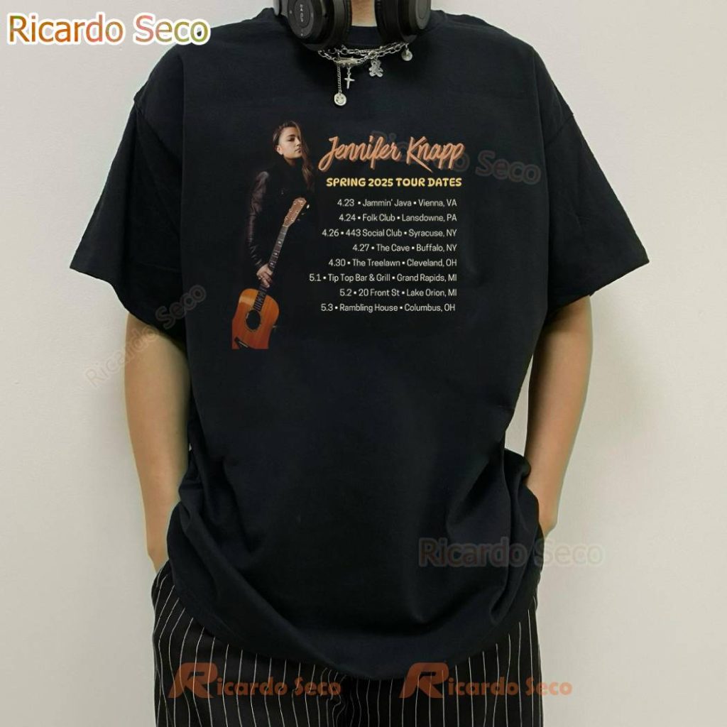 Jennifer Knapp Spring 2025 Tour Dates T-shirt - Ricardo Seco Shop