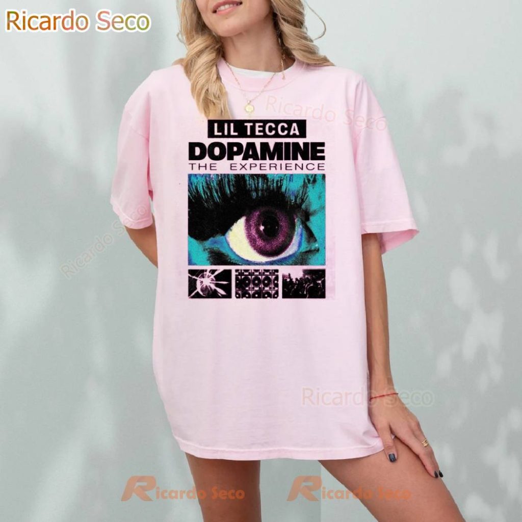 Lil Tecca Dopamine The Experience Tour 2025 T-shirt - Ricardo Seco Shop