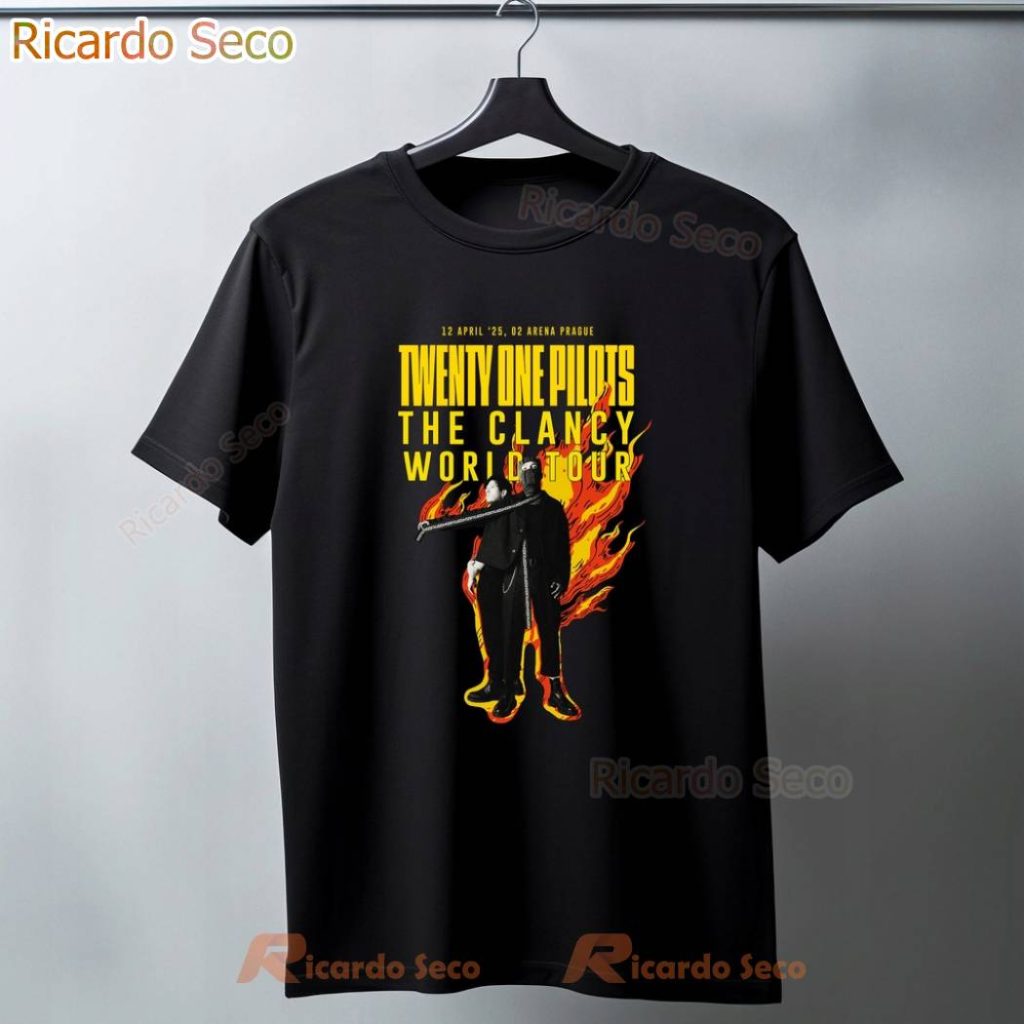 Twenty One Pilots The Clancy World Tour 2025 T-shirt - Ricardo Seco Shop