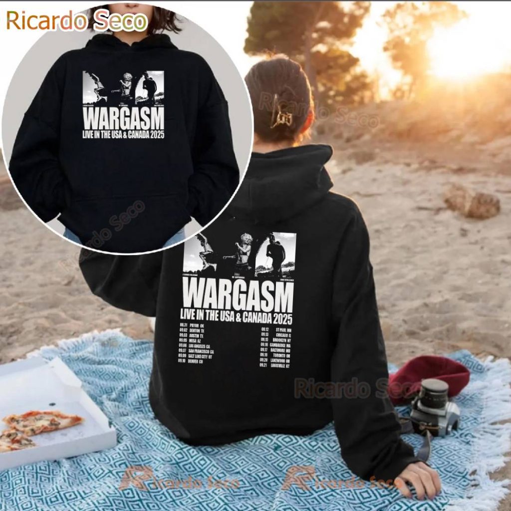 Wargasm Live In The Usa & Canada 2025 T-shirt - Ricardo Seco Shop