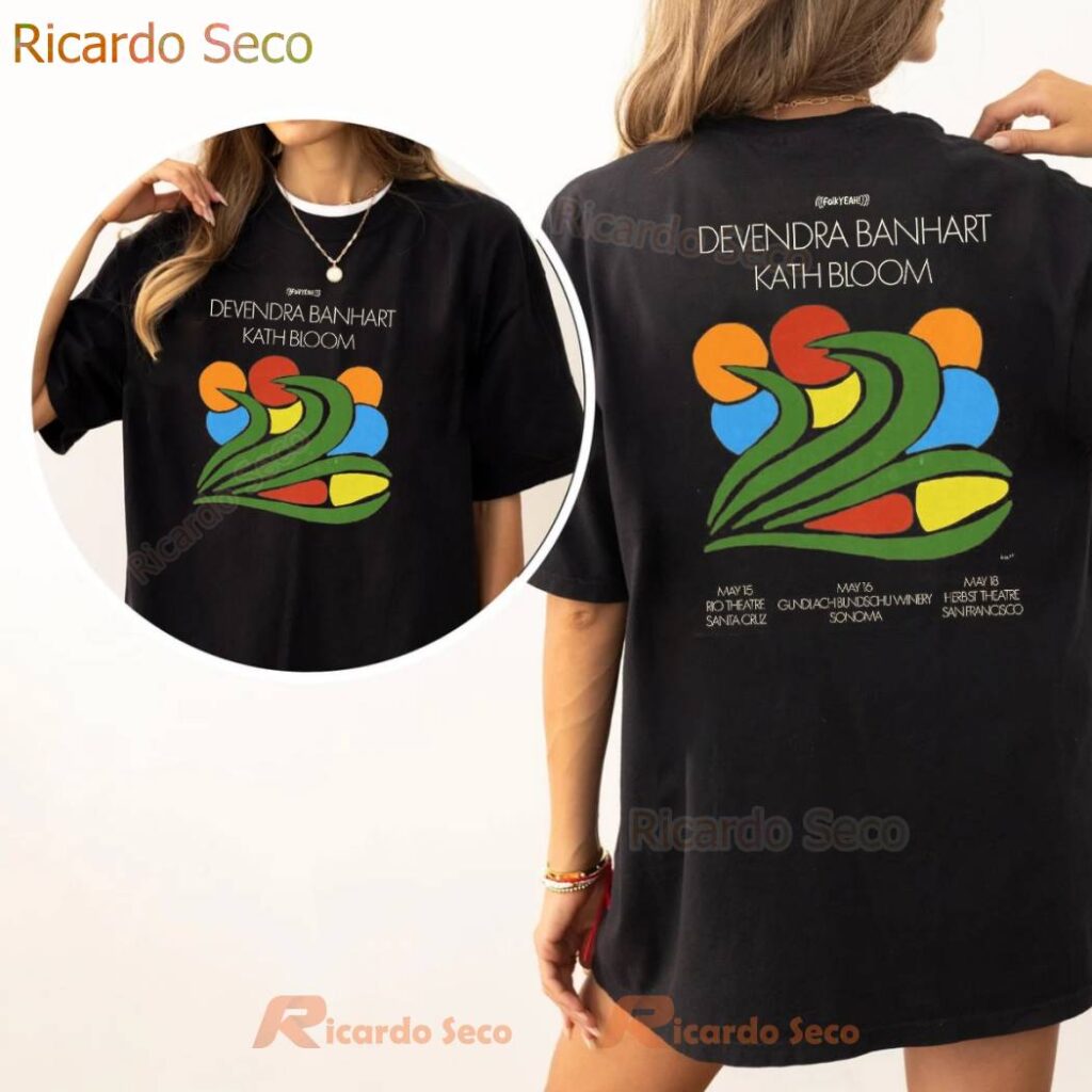 Devendra Banhart Kath Bloom 2025 Tour T-shirt - Ricardo Seco Shop