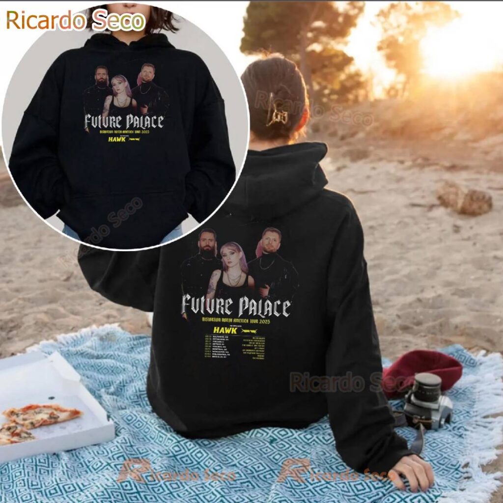 Future Palace Distortion North America Tour 2025 T-shirt - Ricardo Seco ...