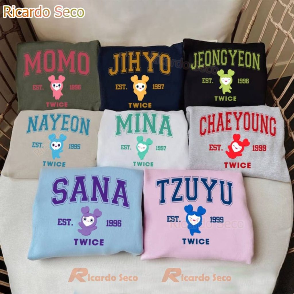 Twice Members Chibi 2025 Tour T-shirt - Ricardo Seco Shop