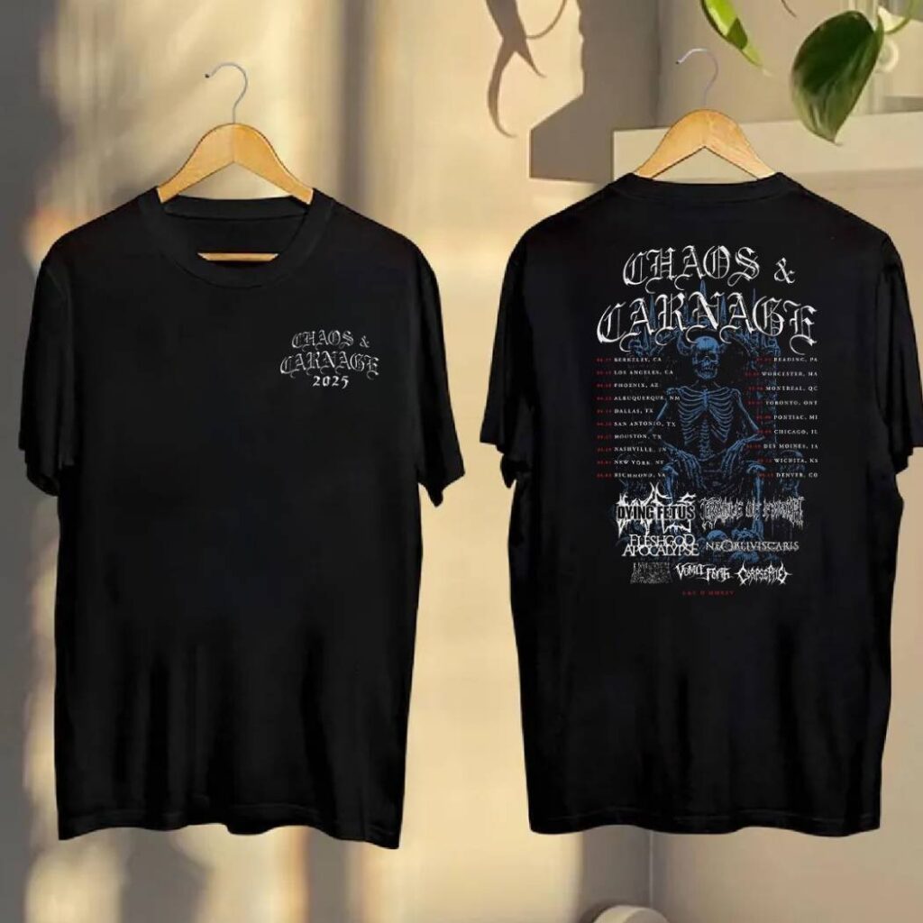 Chaos And Carnage 2025 Tour Blue Skull King - Ricardo Seco Shop