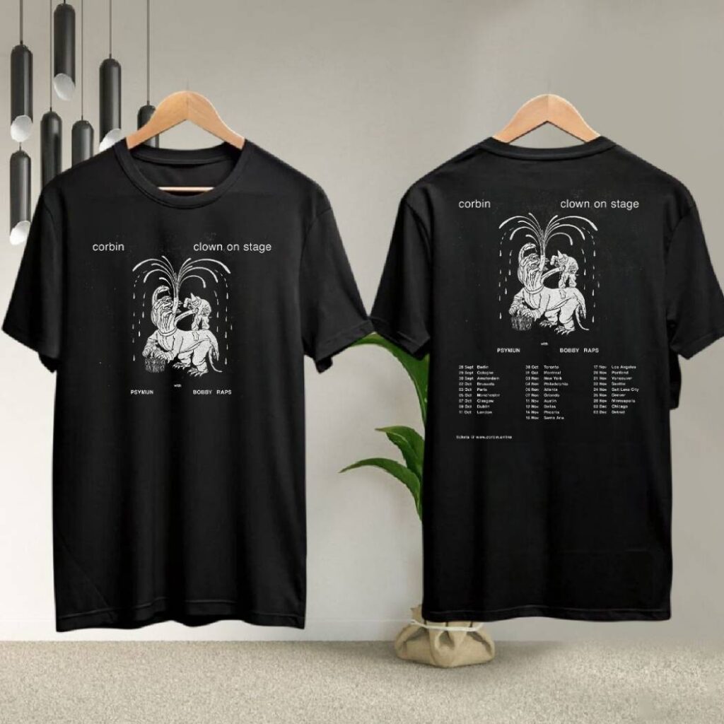 Corbin Clown On Stage Tour 2025 T-shirt - Ricardo Seco Shop