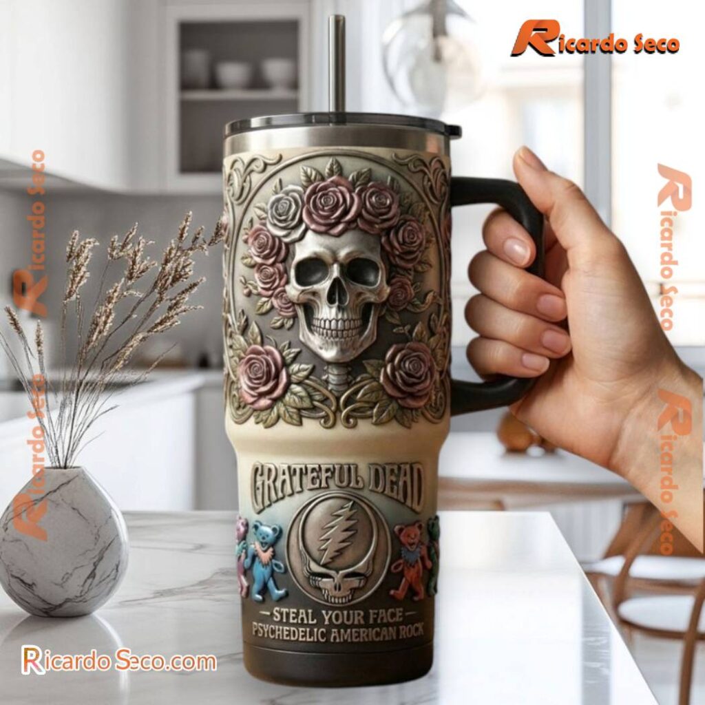Grateful Dead Steal Your Face Tumbler - Ricardo Seco Shop