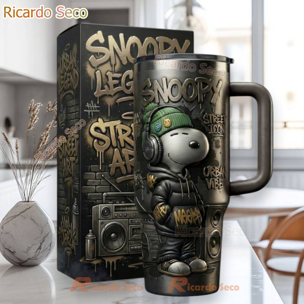 Snoopy Cartoon Custom Tumbler - Ricardo Seco Shop