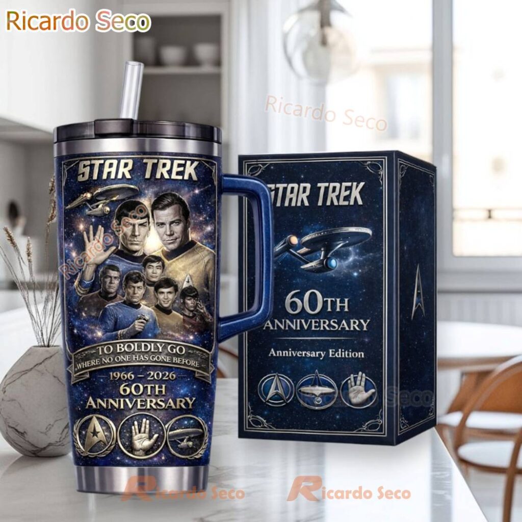 Star Trek To Boldly Go Where No One Has Gone Before 1966-2026 Tumbler ...